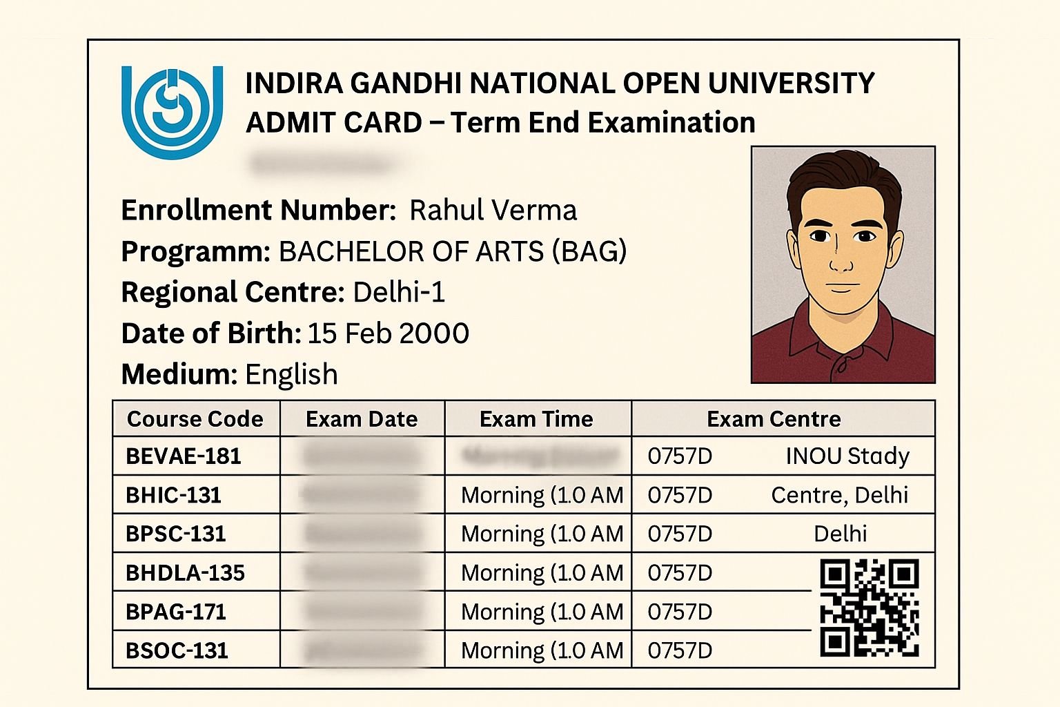 IGNOU Admit Card 2026 – Step-by-Step Guide to Download Hall Ticket